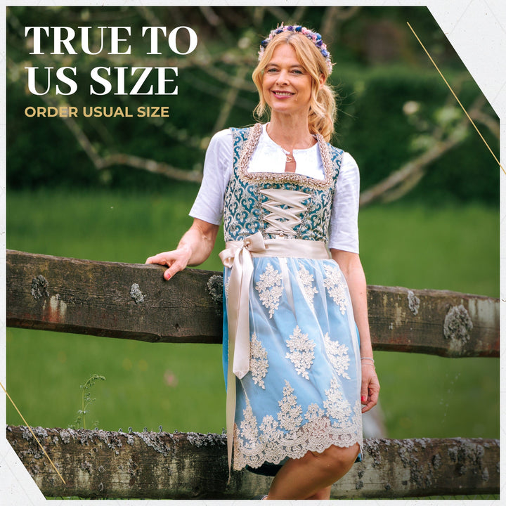 Plus Size Dirndl: Authentic German Plus Size Dirndl Dress – Bavaria ...