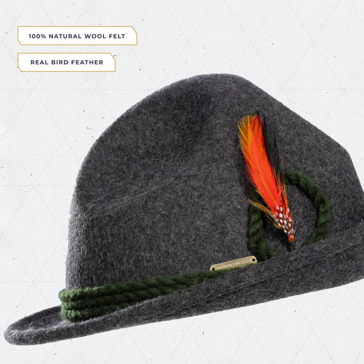 German Oktoberfest Hat: Traditional Bavarian Hat with Feather – Bavaria ...