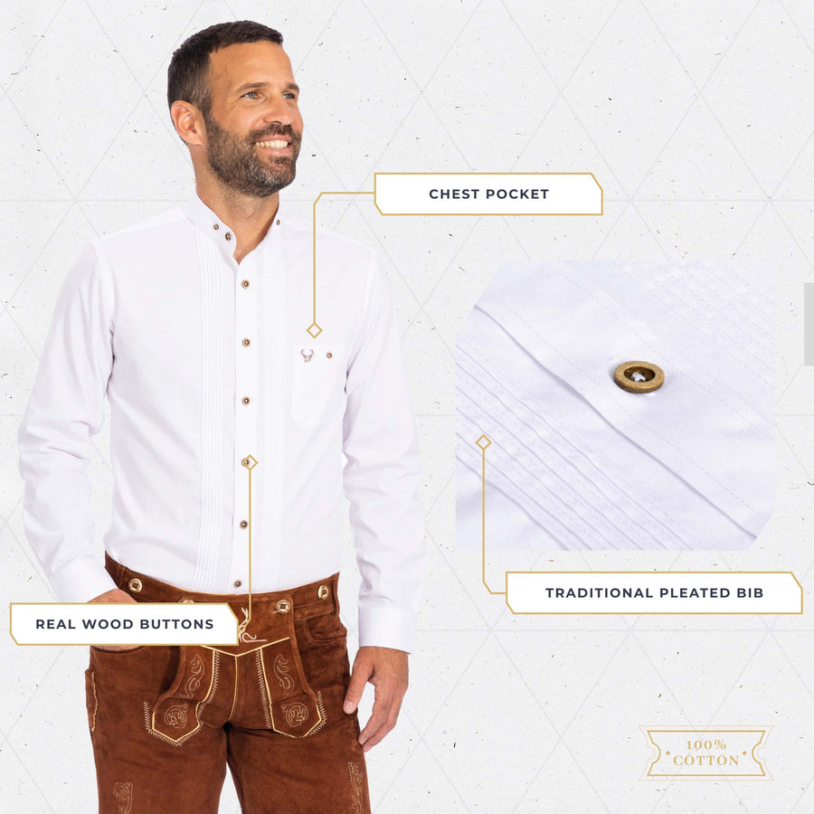 German Oktoberfest Shirt: Traditional & Authentic Bavarian Shirt – Bavaria Trachten