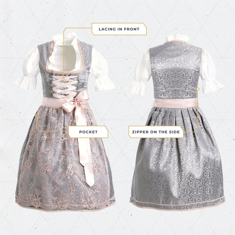 Dirndl: Authentic Traditional German Dirndl Dress for Oktoberfest ...